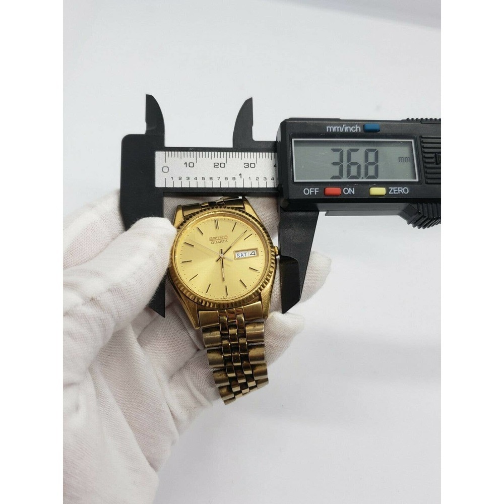 Vintage Men's Seiko Gold-Tone Day/Date - Gem